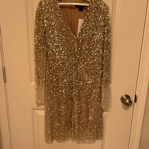 French Connection | Dresses | Fcuk Emile Sparkle Short Dress | Poshmark